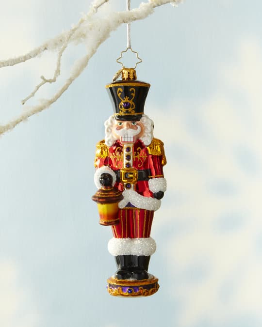 Christopher Radko Lighting the Night Nutcracker Ornament | Neiman Marcus