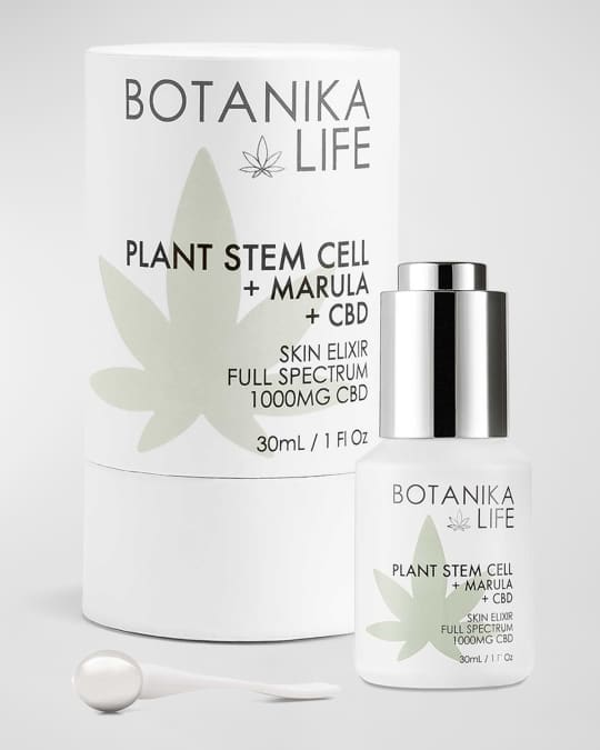 Botanika Life Plant Stem Cell + Marula + CBD Skin Elixir, 1 oz ...