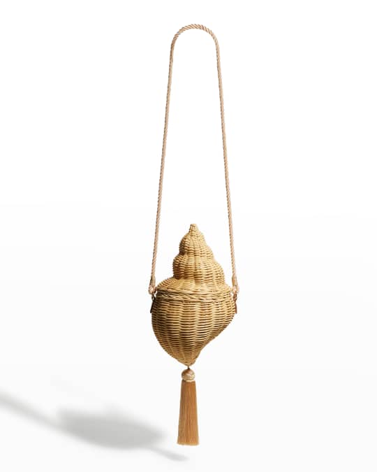 POOLSIDE The Madison Conch Shell Evening Crossbody Bag | Neiman Marcus
