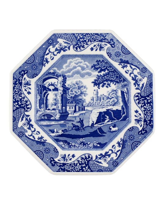 Spode Blue Italian Octagonal Dinner Plate | Neiman Marcus