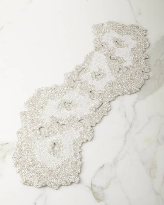 Kim Seybert Frost Table Runner | Neiman Marcus