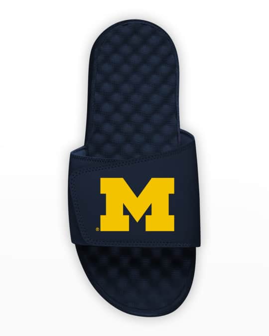ISlide Men's University of Michigan Slide Sandals | Neiman Marcus