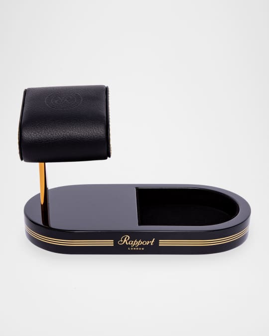 Rapport Leather Watch Stand With Tray | Neiman Marcus