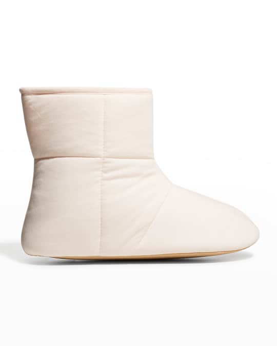 Skin Quilted Cotton Booties | Neiman Marcus