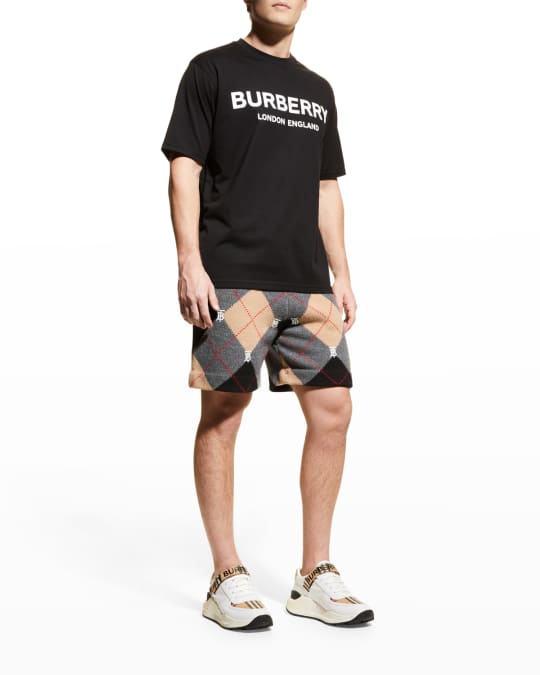 Burberry Mens Letchford Logo T Shirt Neiman Marcus