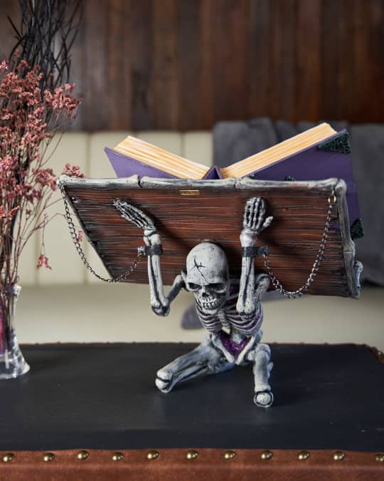 Katherine's Collection Witches Spell Book on Stand | Neiman Marcus