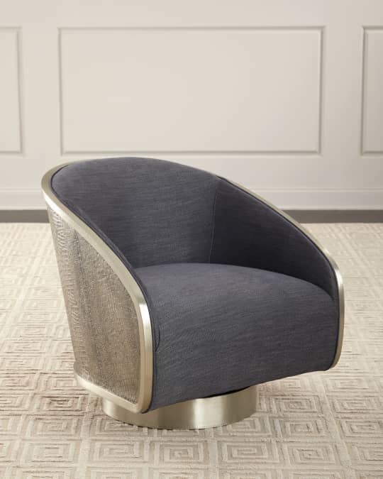 Bernhardt Interiors Miles Swivel Chair | Neiman Marcus