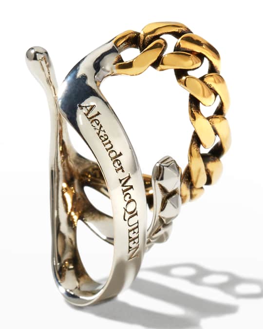 McQueen Two-Tone Ear Cuff, Single | Neiman Marcus