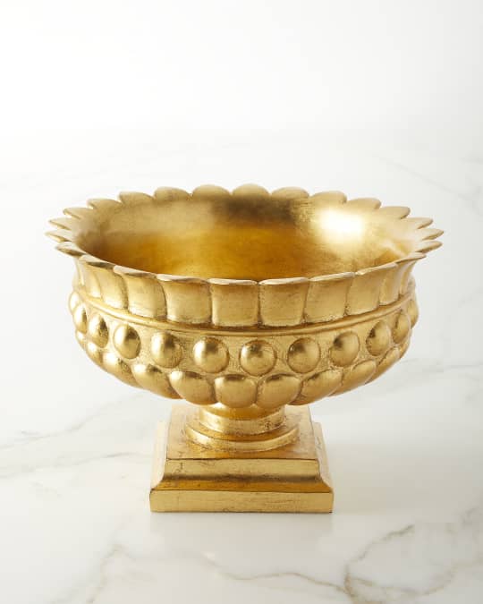 Old World Design Gold Leaf Pompeii Bowl | Neiman Marcus