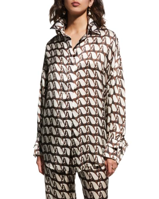 AERON Rance Silk Shirt | Neiman Marcus