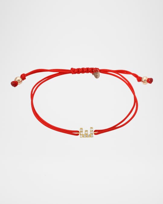 Zoe Lev Jewelry 14K Gold Diamond Initial Fortune Bracelet, A to Z ...