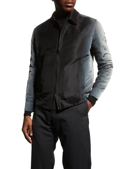 Brioni Men's Degrade Bomber Jacket | Neiman Marcus