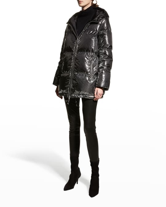 MICHAEL Michael Kors Reversible MK Foil Unisex Puffer Jacket | Neiman ...