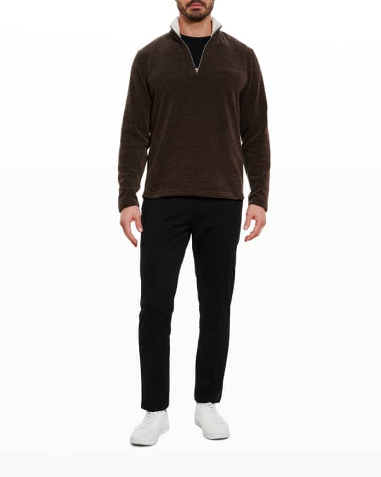 Robert Graham Men's Sterling Sherpa-Collar Pullover Jacket | Neiman Marcus