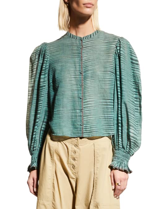 Ulla Johnson Finley Cotton Blouse | Neiman Marcus