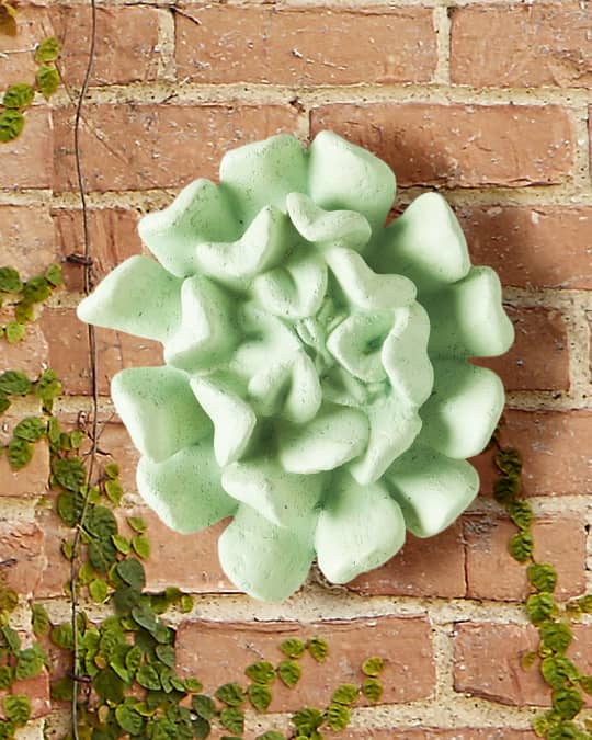 Phillips Collection Topsy-Turvy Succulent Wall Art, Jade | Neiman Marcus