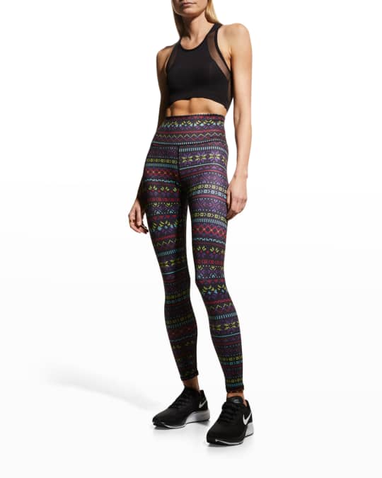 Terez TLC Neon Fair Isle Leggings | Neiman Marcus
