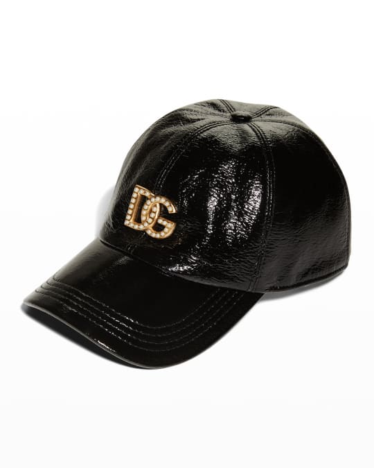 Dolce&Gabbana DG Pearly Logo Baseball Cap | Neiman Marcus