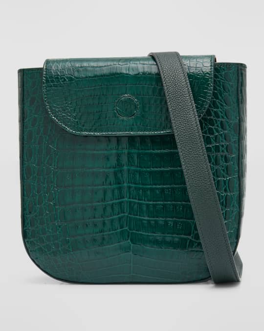 Maria Oliver Ada Crocodile Crossbody Bag | Neiman Marcus