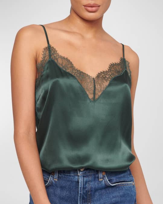 Cami NYC Daisy Lace-Trim Cami | Neiman Marcus