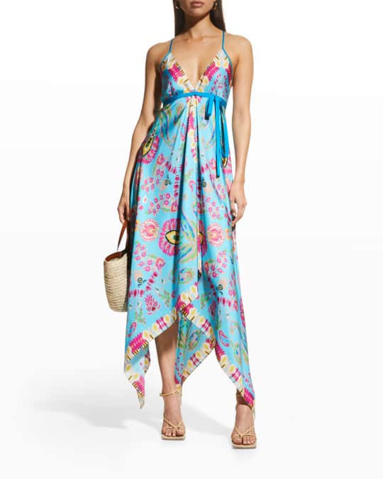 Etro Moonlight Maxi High-Low Dress | Neiman Marcus