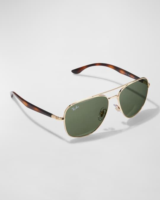 Ray-Ban Men's Metal Aviator Sunglasses | Neiman Marcus
