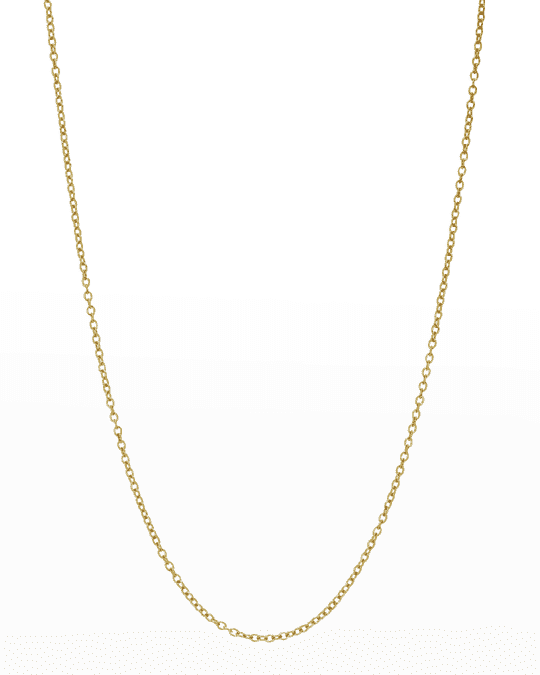 DRU. Small Rolo Chain Necklace, 20"L | Neiman Marcus