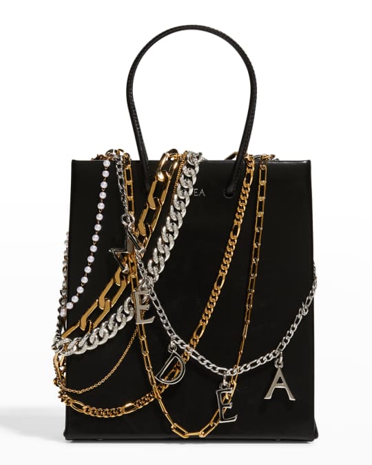 MEDEA Mix Chain Leather Tote Bag | Neiman Marcus