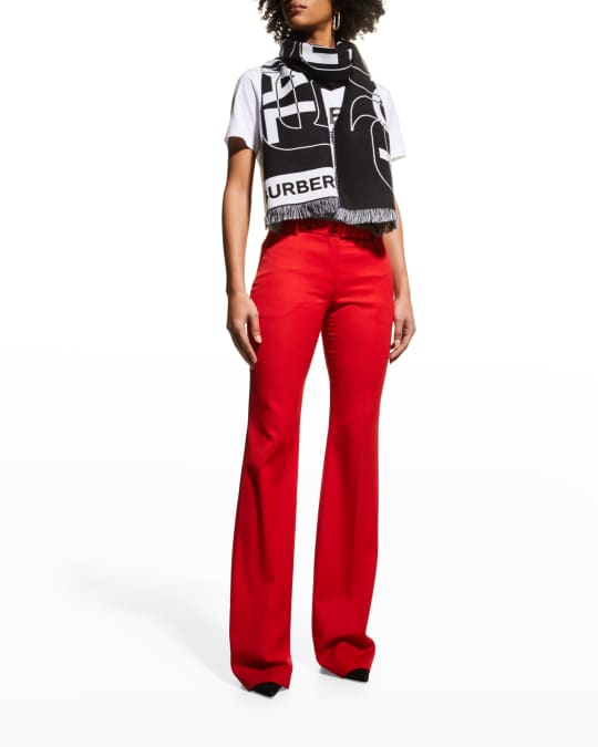 Burberry Love is Eternal Football Wool Scarf | Neiman Marcus