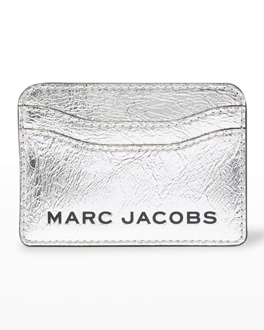 Marc Jacobs Metallic Logo Card Case | Neiman Marcus