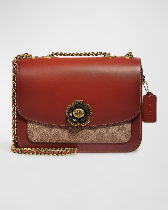 Coach Madison Monogram Coated Canvas Shoulder Bag | Neiman Marcus