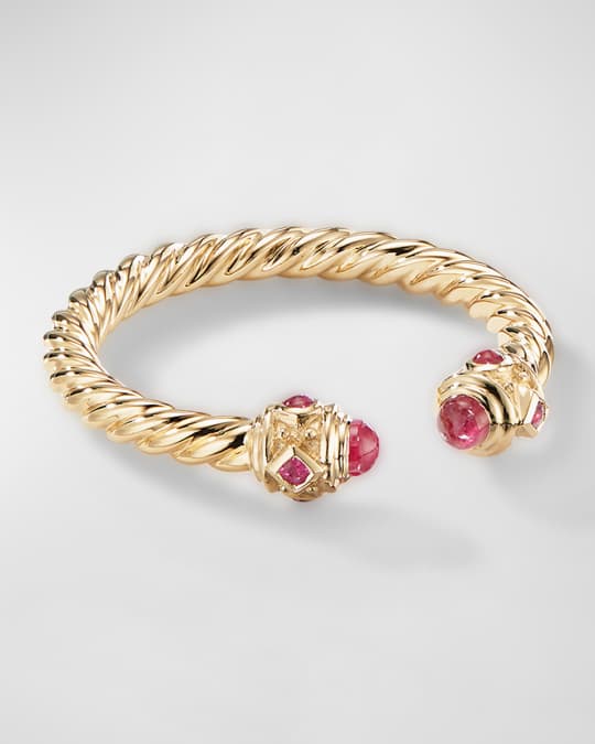 David Yurman 2.3mm Renaissance Ring in 18K Gold | Neiman Marcus