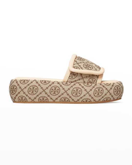 Tory Burch T Monogram Bubble Slides | Neiman Marcus