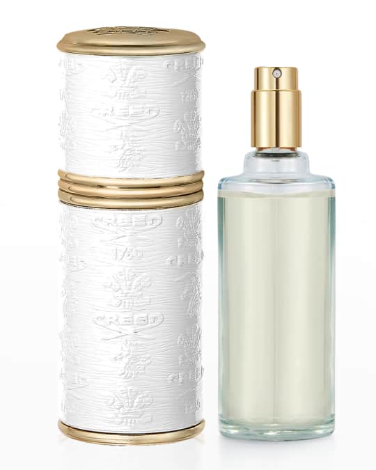 CREED 1.7 oz. White Leather with Gold Trim Prefilled Deluxe Atomizer ...