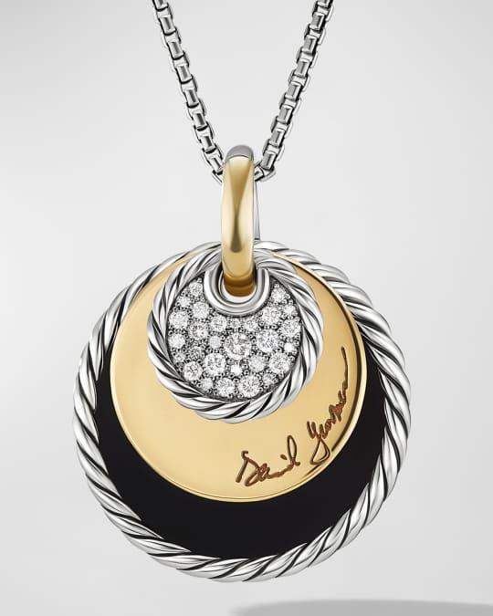 David Yurman DY Elements Eclipse Reversible Pendant Necklace with ...