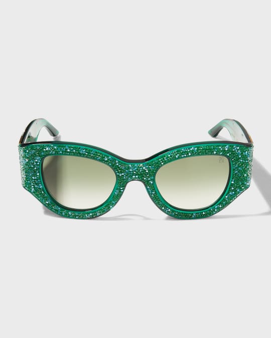 Anna-Karin Karlsson Lucky Goes to Vegas Crystals & Acetate Cat-Eye ...