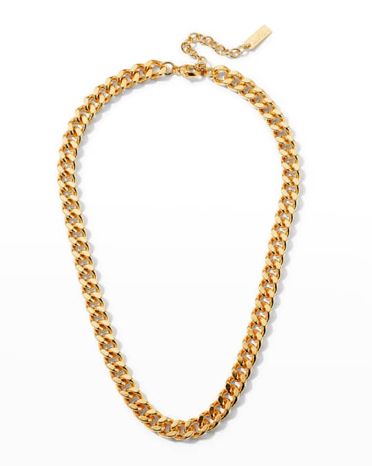 Saint Laurent Medium Curb Chain Necklace Neiman Marcus