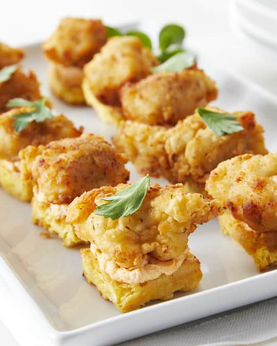 The Cajun Turkey Co Chicken & Waffle Stack with Chipotle Aioli | Neiman ...