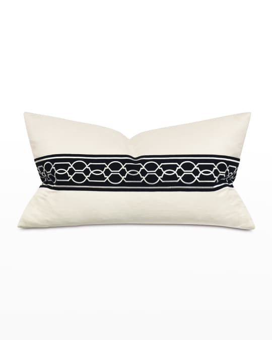 Eastern Accents Lucent Trellis Lumbar Pillow, Opal | Neiman Marcus