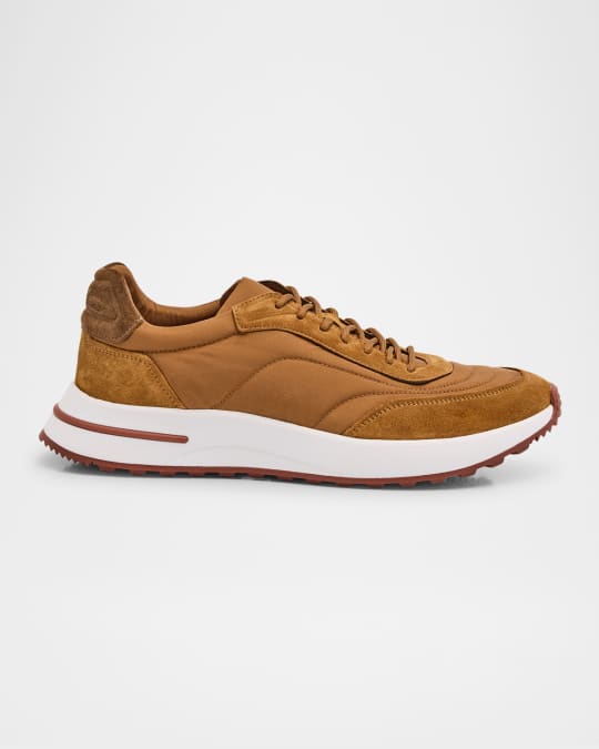 Loro Piana Men's Weekend Walk Low-Top Sneakers | Neiman Marcus
