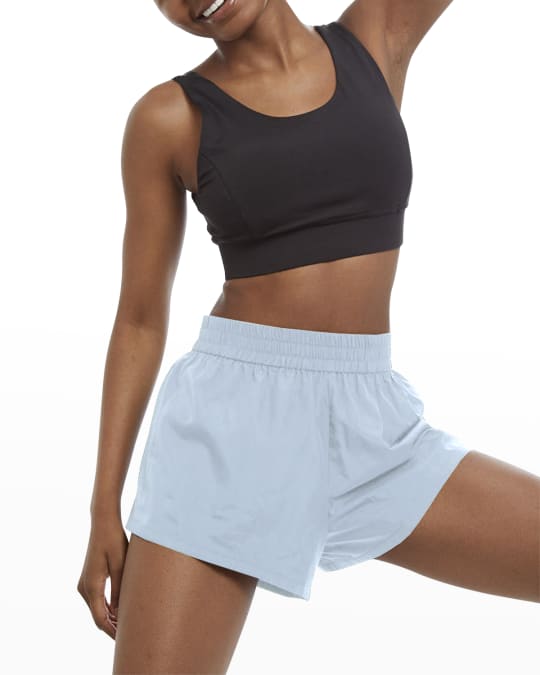 PSK Collective Side-Binding Running Shorts | Neiman Marcus