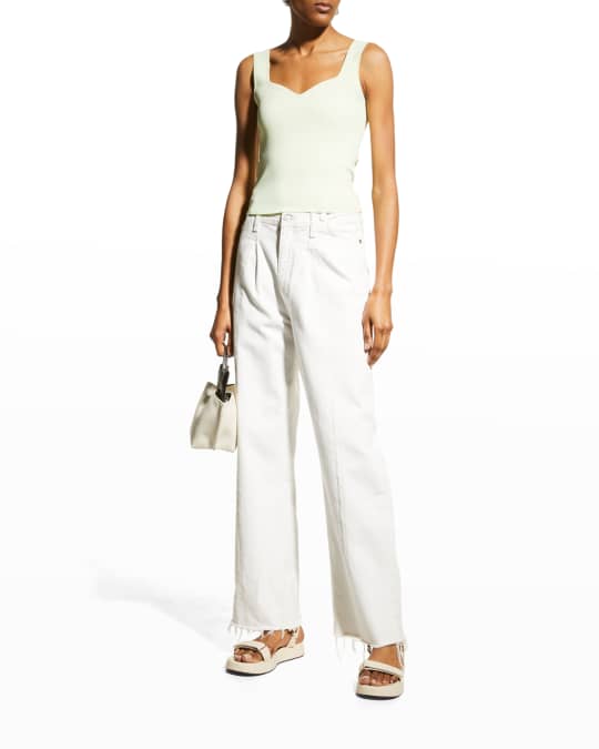 Vince Sweetheart-Neck Tank Top | Neiman Marcus