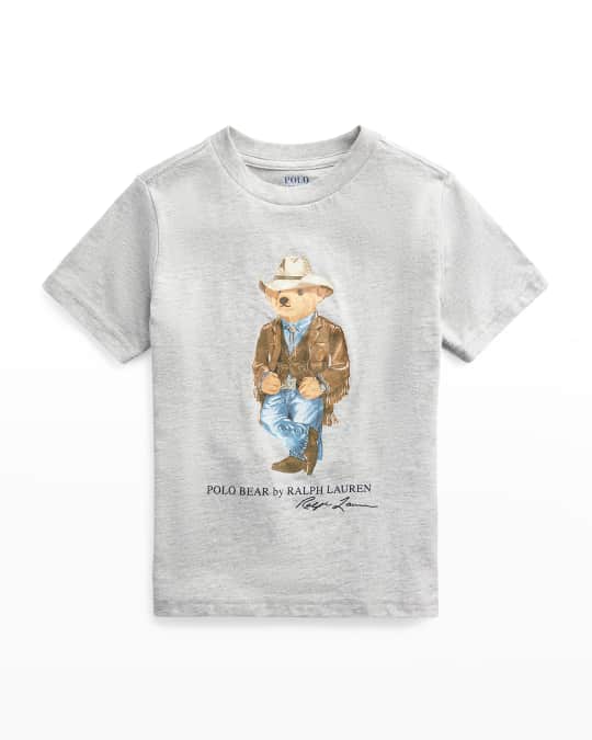 Ralph Lauren Childrenswear Boy's Cowboy Polo Bear Tee, Size 2-4 ...