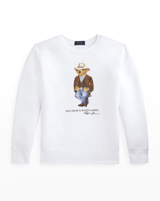 Ralph Lauren Childrenswear Boy's Western Polo Bear Graphic Sweater ...