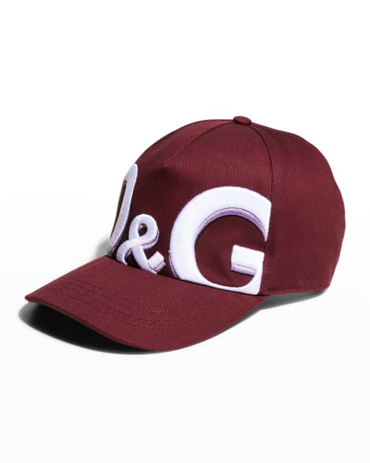 Dolce&Gabbana Men's DG-Logo Embroidered Baseball Cap | Neiman Marcus