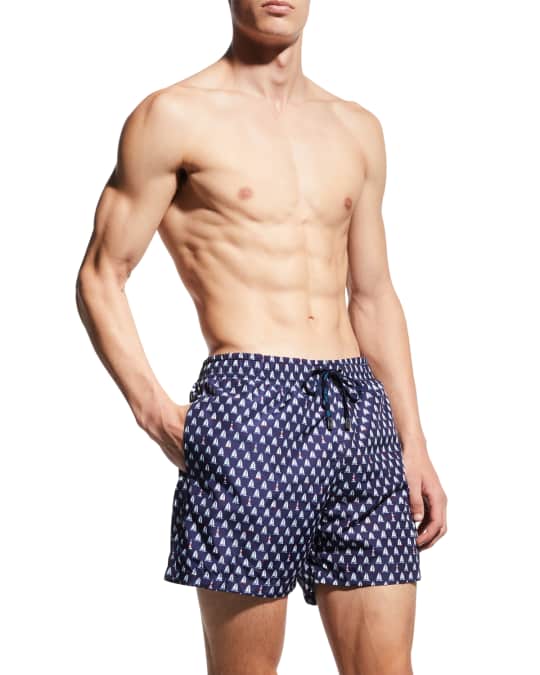 HOM Men's Beach Swim Trunks | Neiman Marcus