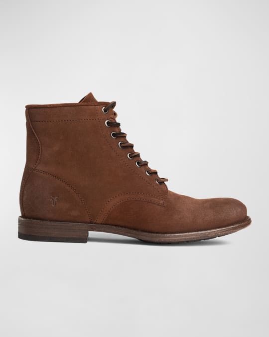 Frye Men's Tyler Suede Ankle Boots | Neiman Marcus