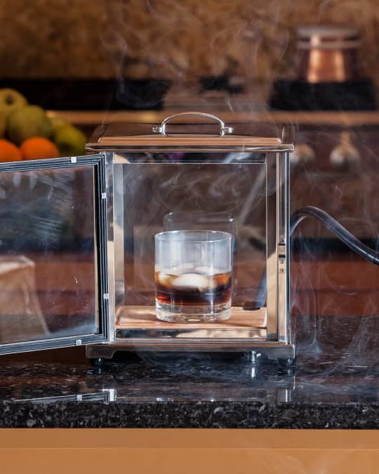 Fortessa Smoking Box with Handheld Smoker | Neiman Marcus