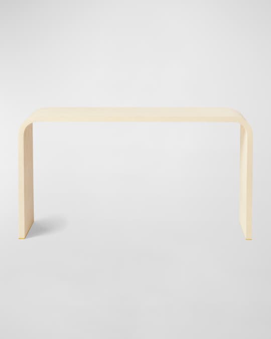 AERIN Faux Shagreen Console Table | Neiman Marcus