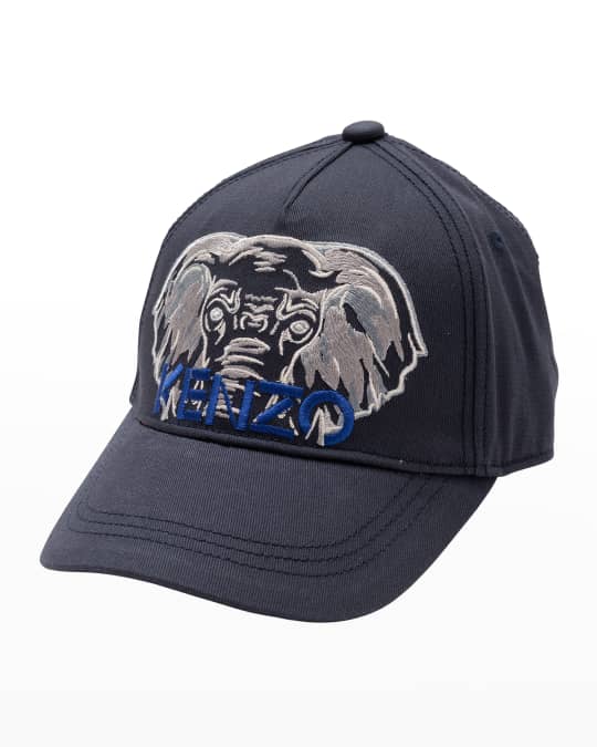 Kenzo Boy's Elephant Logo Embroidered Baseball Cap, Size S-L | Neiman ...